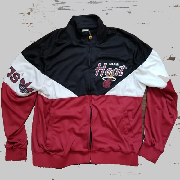 adidas | Sweaters | Miami Heat Warm Up Jacket | Poshmark